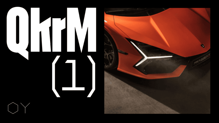 Lamborghini Corporate Typeface